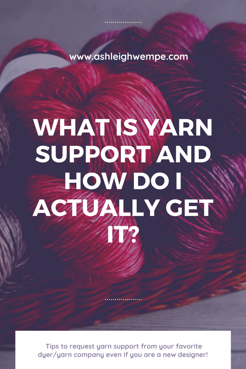 What is yarn support and how do I get it? – Ashleigh Wempe Designs